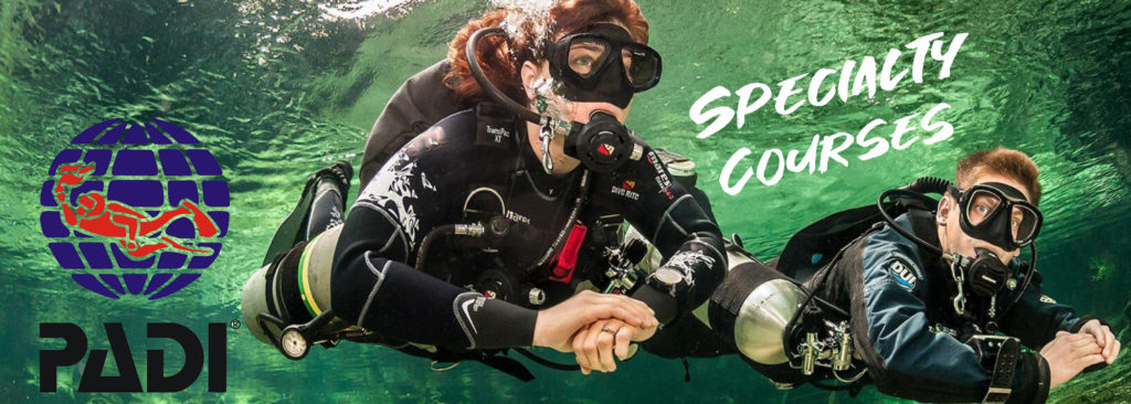 PADI Advanced Specialty Courses | The Dive Shack Online Australia